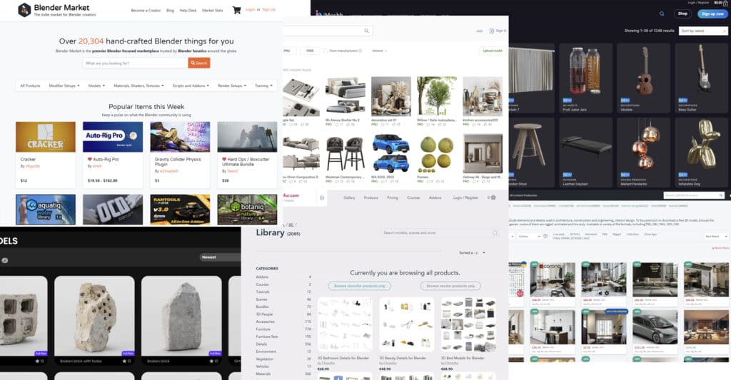 Where to get blender models - blog.imeshh.com